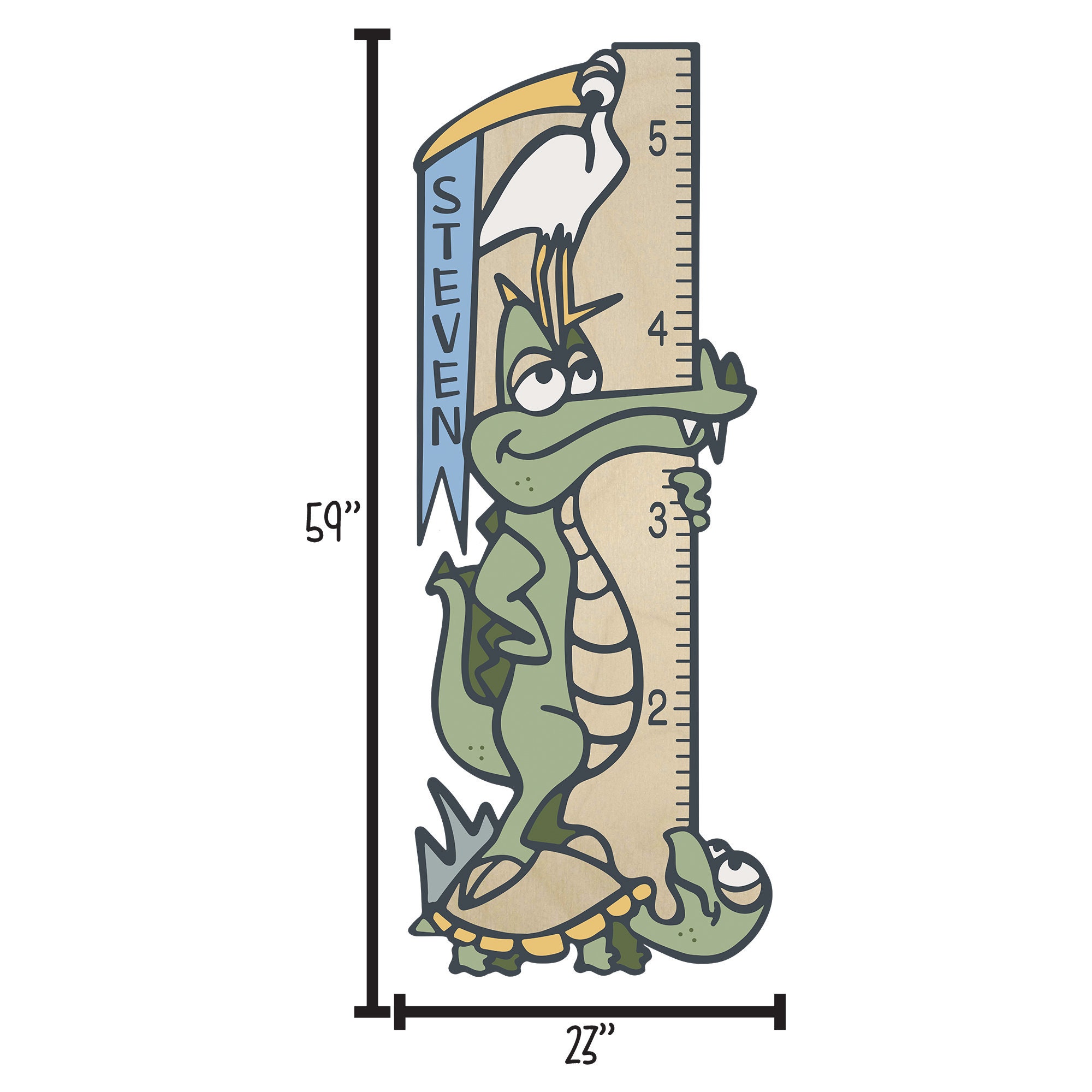 Gator Growth Chart - Etsy