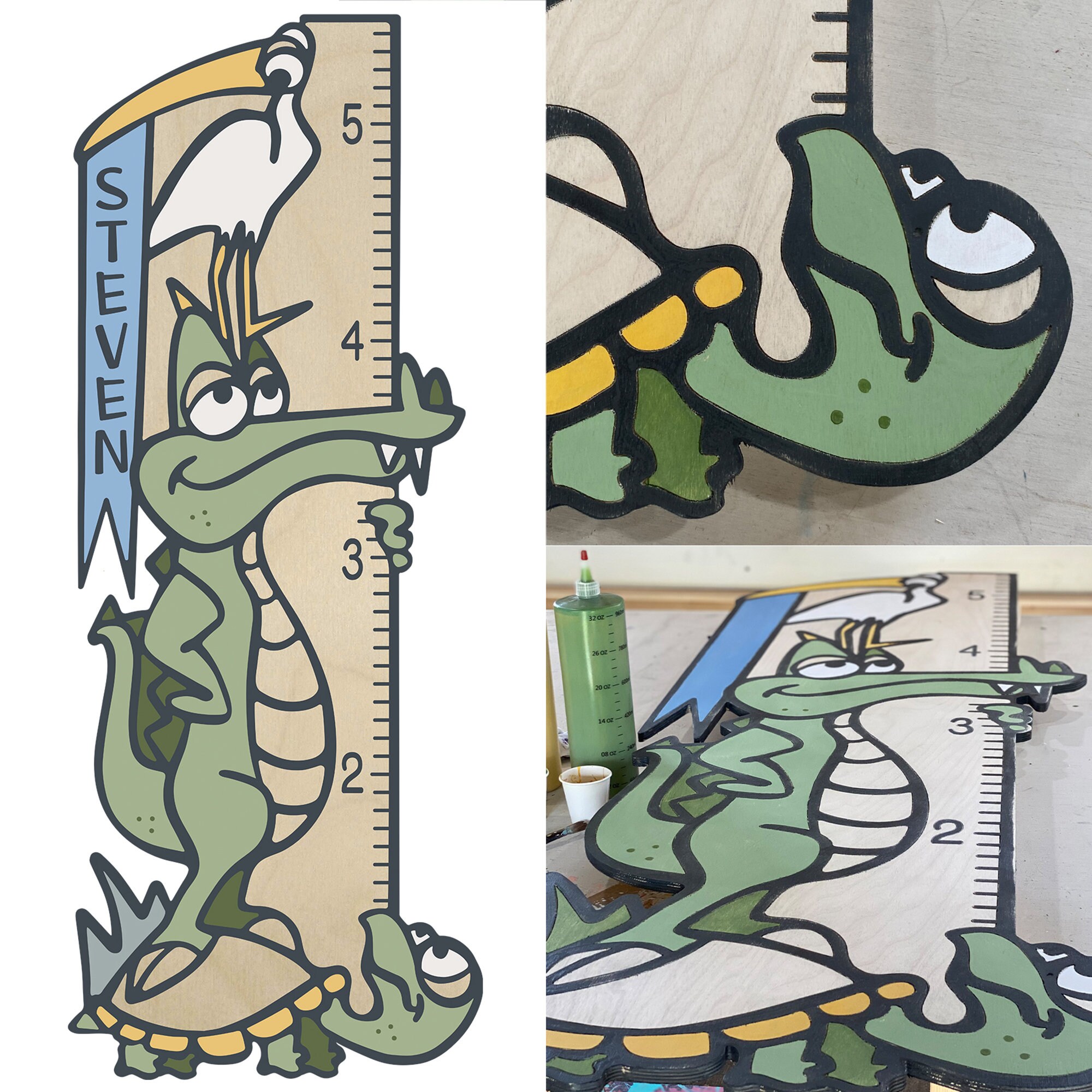 Gator Growth Chart - Etsy