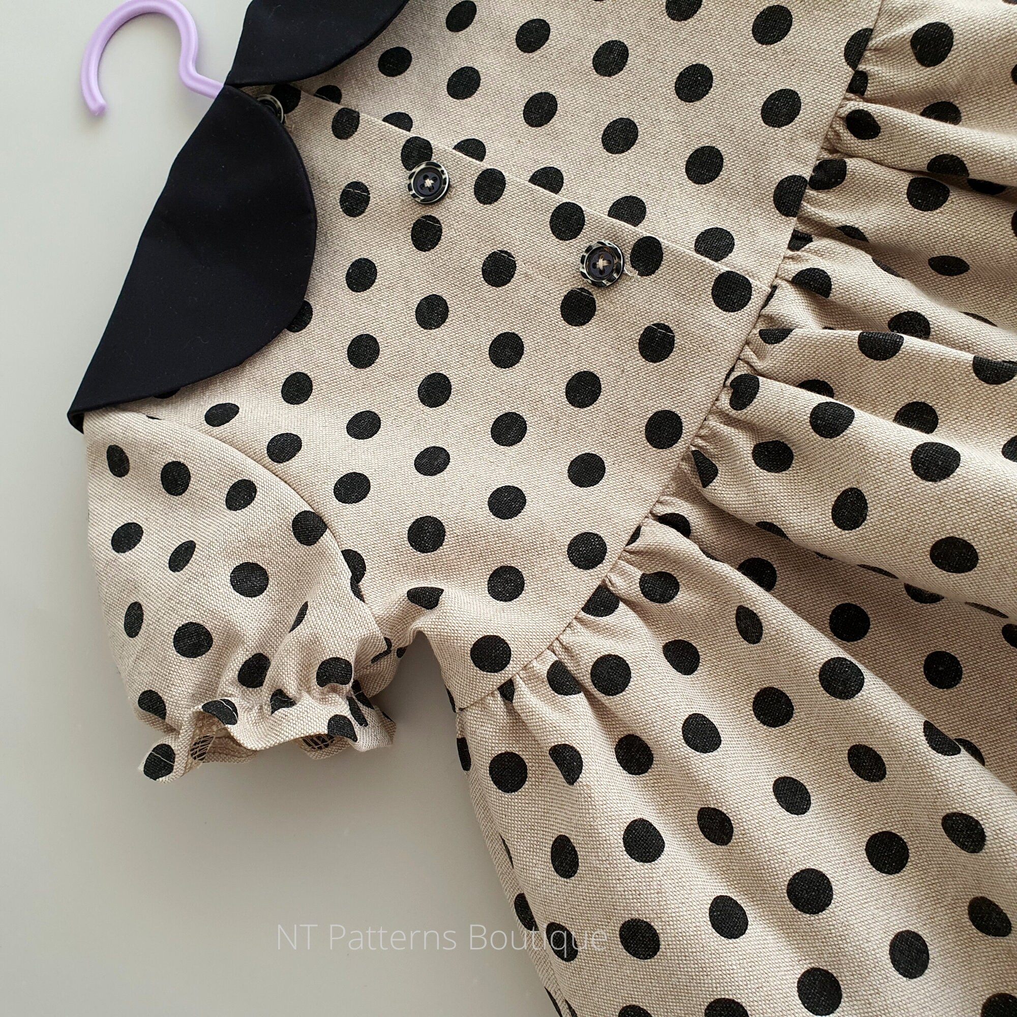 Stylish Toddler Dress Pattern, Buttons is Back, Girls Dress ,easy ...