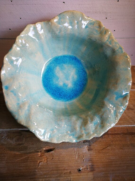 Art & Collectibles Large Ceramic Bowl XXL centerpiece SPECTACULARLY ...
