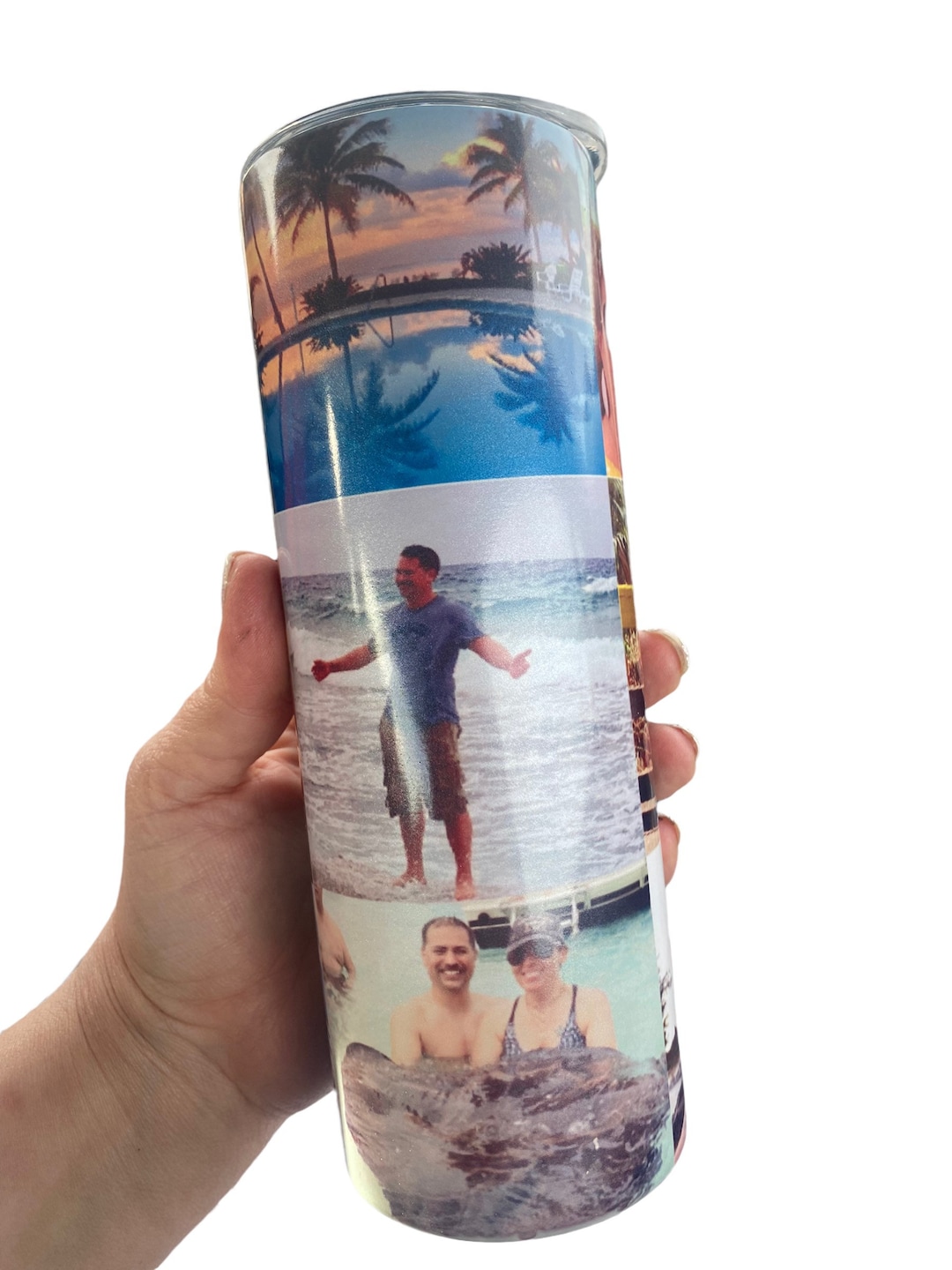 Photo Picture Collage Tumbler Personalized Photo Tumbler Custom ...