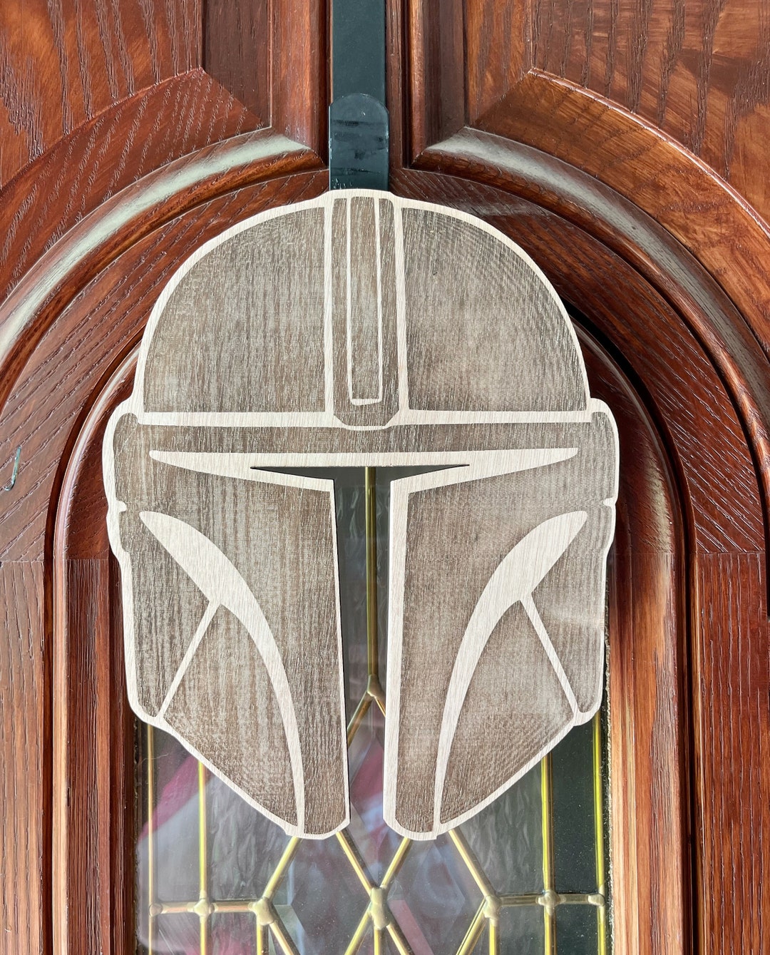 Space Helmet Door Hanger / Custom Orders Welcome / This is the Way ...