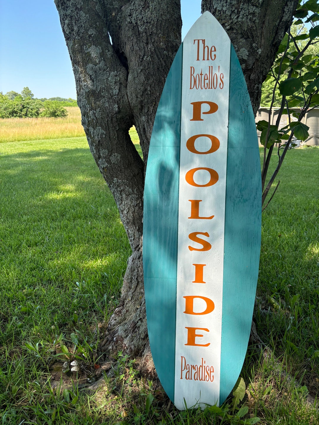 Personalized Summer Pool Sign Life is Better by the Pool Sign Tall ...