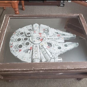 Millenium Falcon Coffee Table Case - Etsy