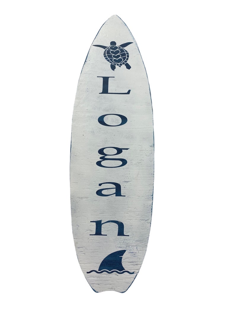 Personalized Surfboard Signs Choose Happy Beach House Wall | Etsy