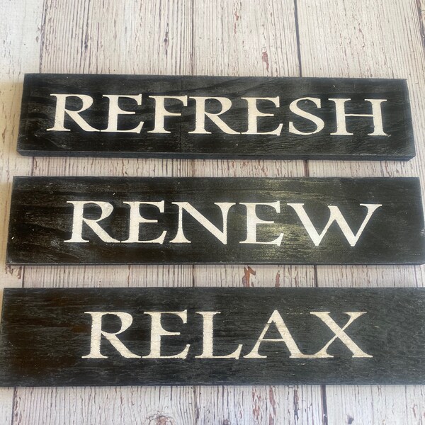 Relax Sign - Etsy