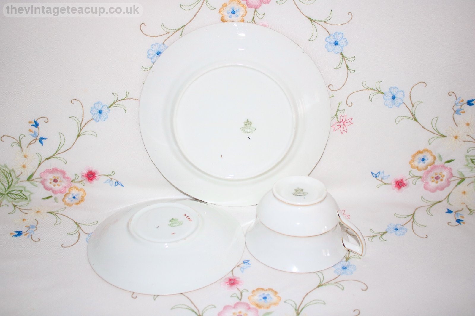 Art Deco Aynsley Fine Bone China Tea Set Trio Anemone Pattern 4500 - Etsy