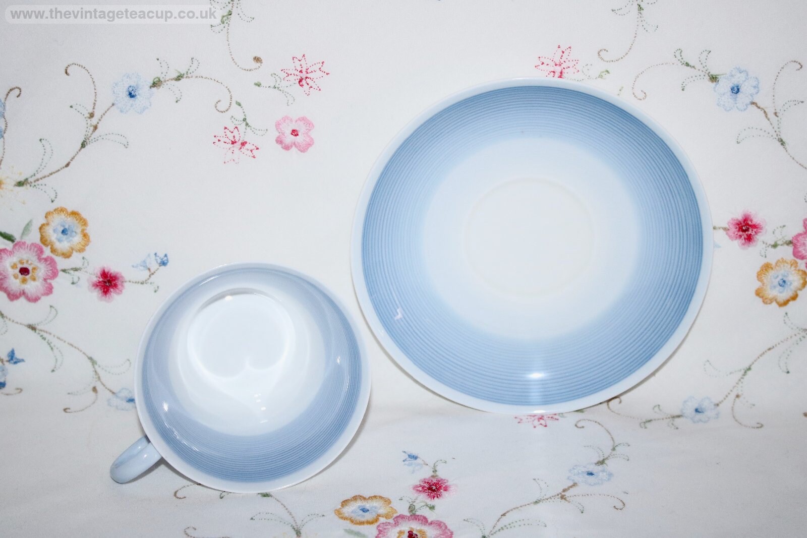 RARE Shelley China Breakfast Set Blue Bands - Etsy