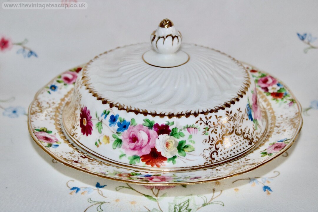 Vintage 1930s Samuel Radford Bone China Lidded Muffin Dish - Etsy