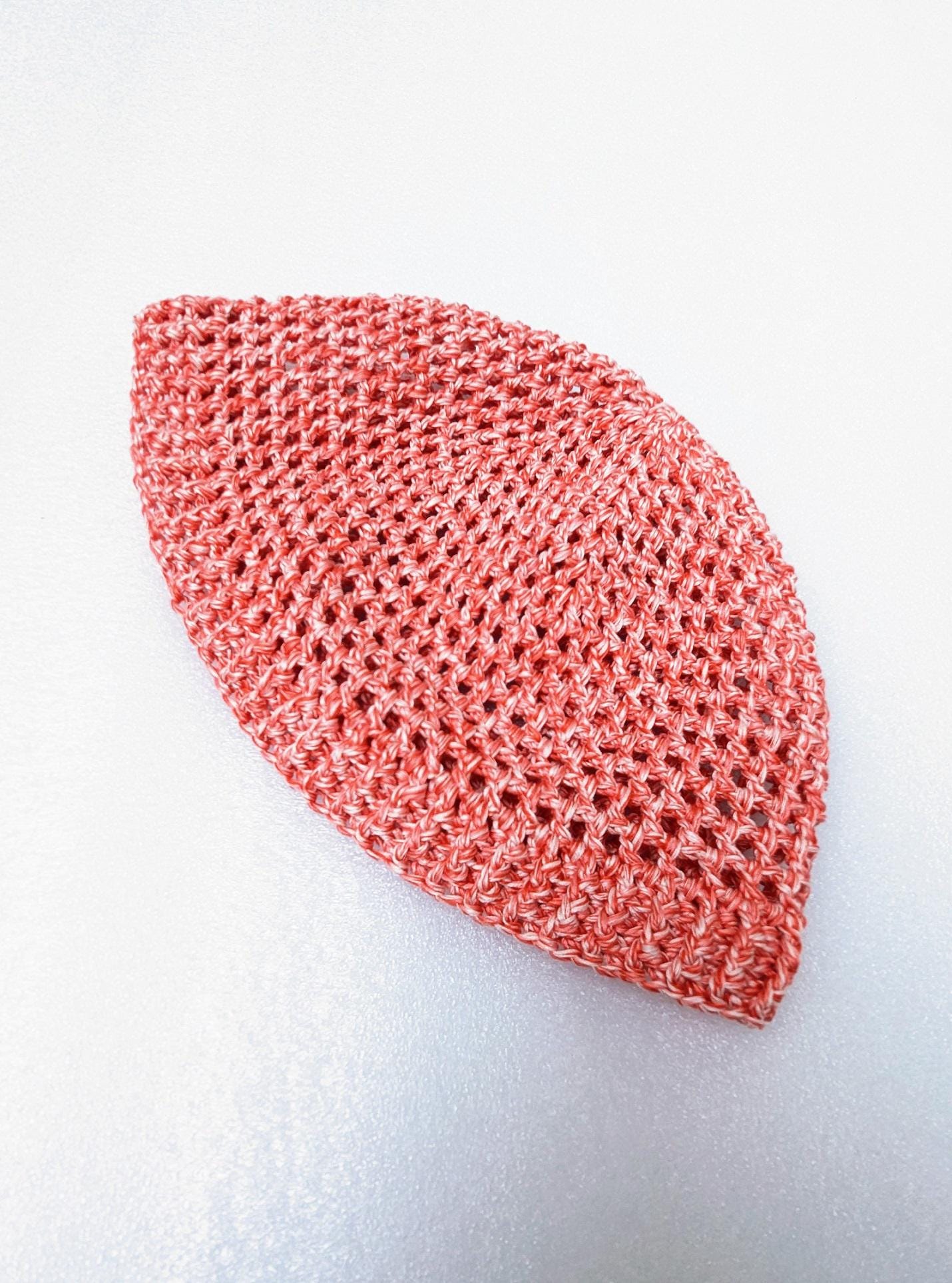 Crochet Mesh Summer Hat, Docker Cap Men, Red Mix Skull Hat, Kufi Cotton ...