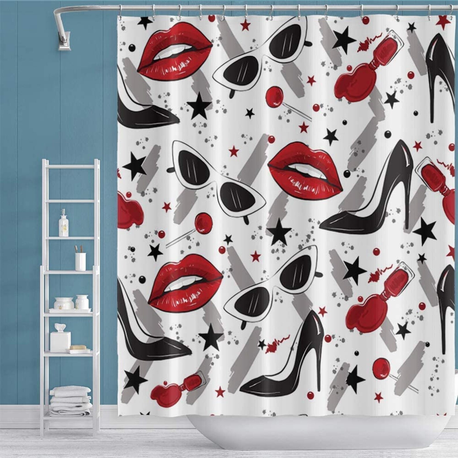 Sexy Fashionista 1pcs Shower Curtain Etsy Uk
