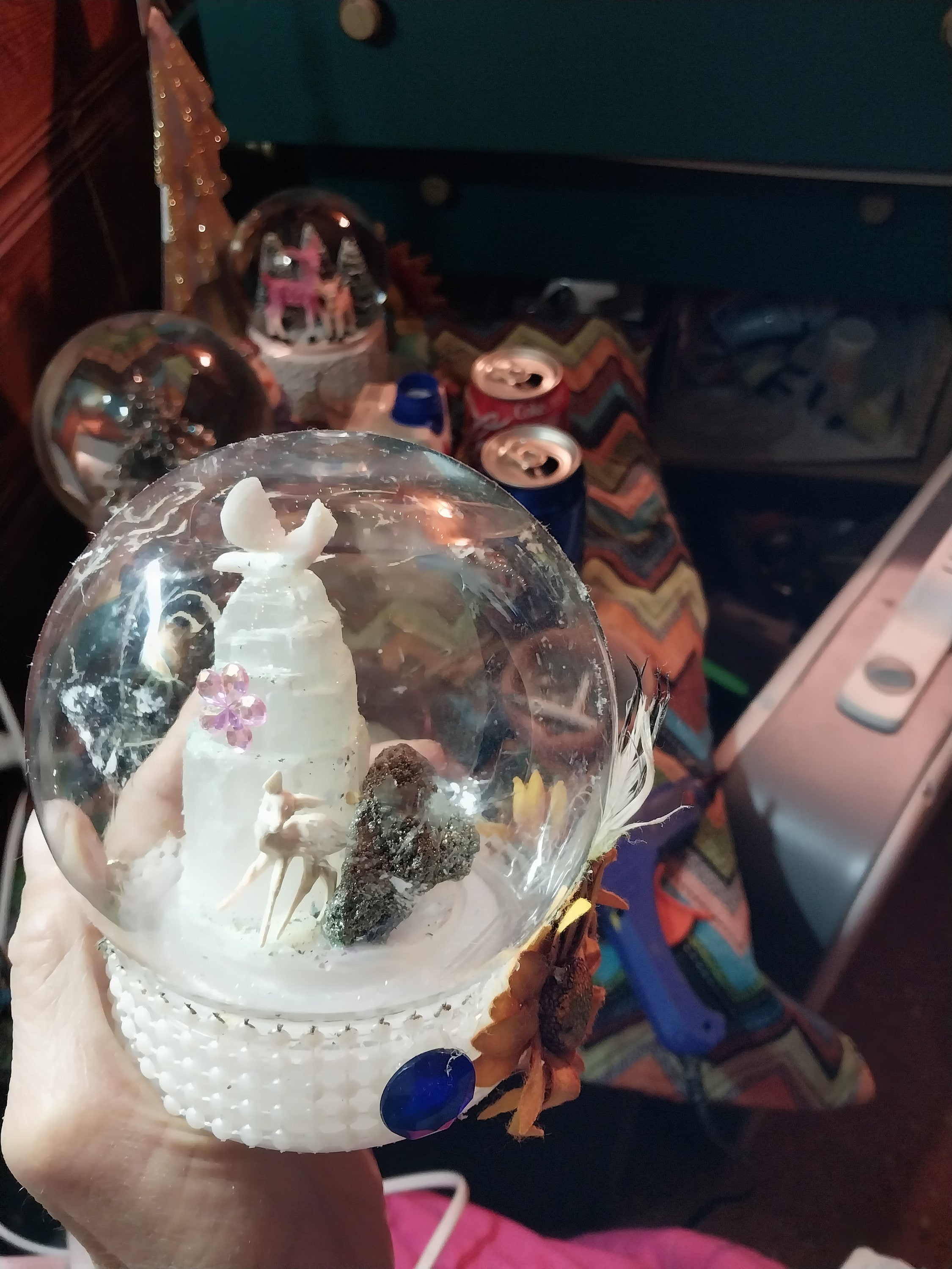Magical Crystal Snow Globe - Etsy