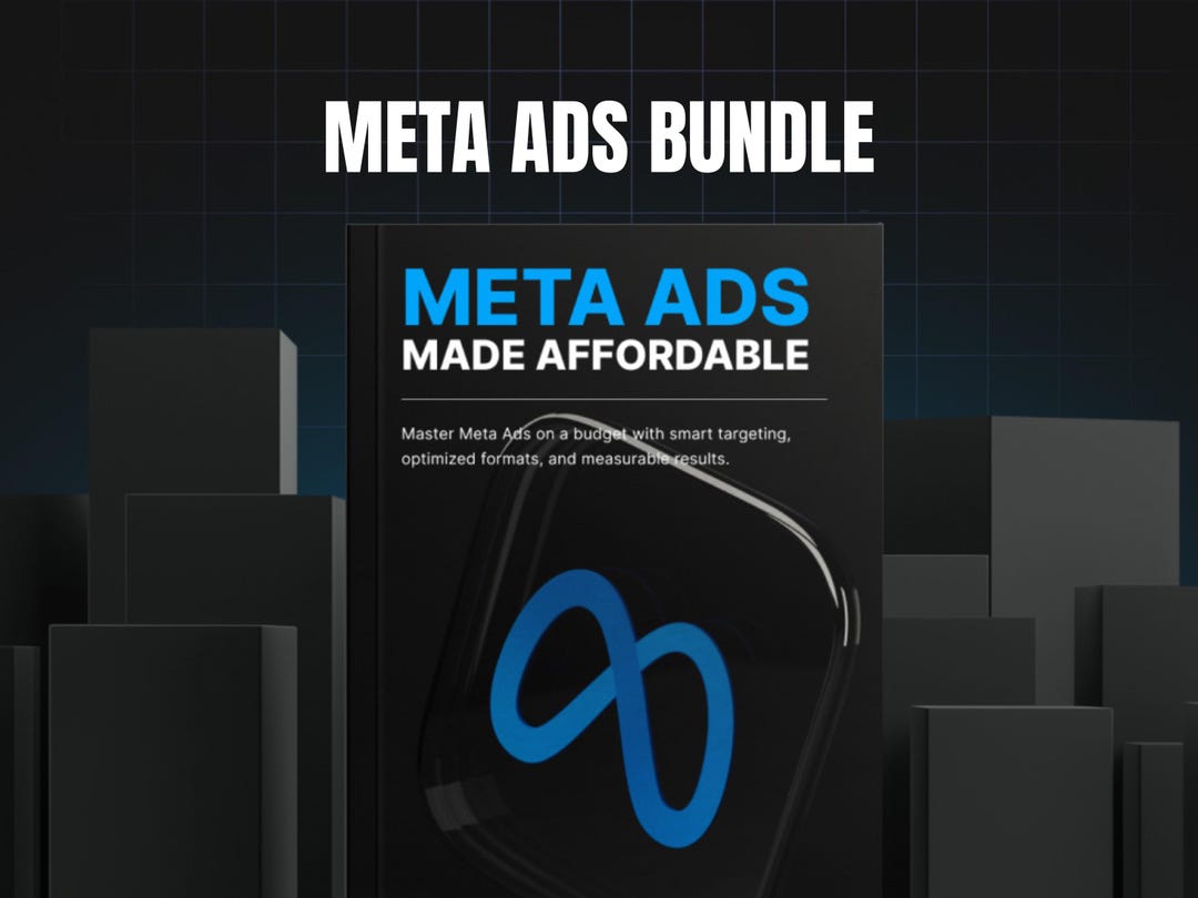 Meta Ads Made Affordable Bundle, Meta Ads Guide, Meta Ads Ebook ...