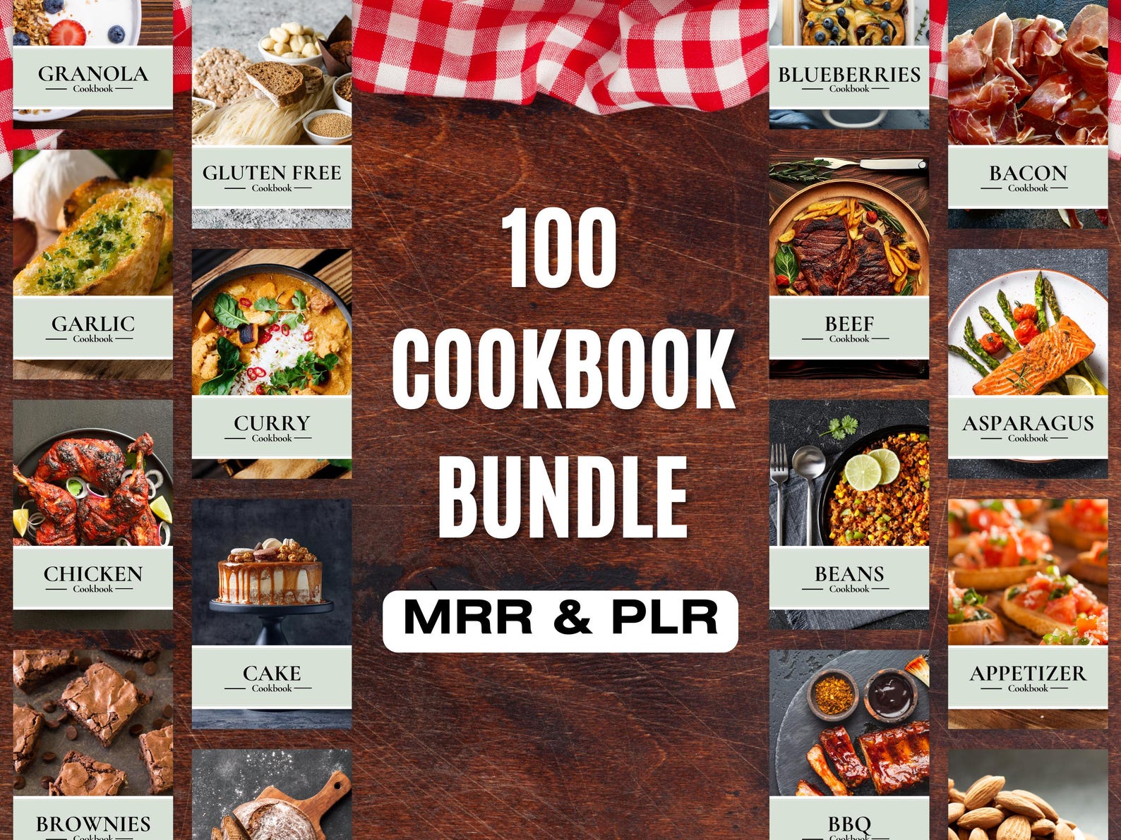 MRR PLR Cookbook Recipes, Plr Digital Products, Digital Cookbook PLR ...