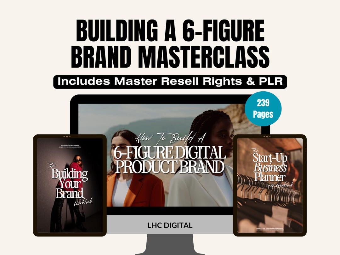 MRR Build a 6-figure Digital Product Brand Masterclass, Master Resell ...
