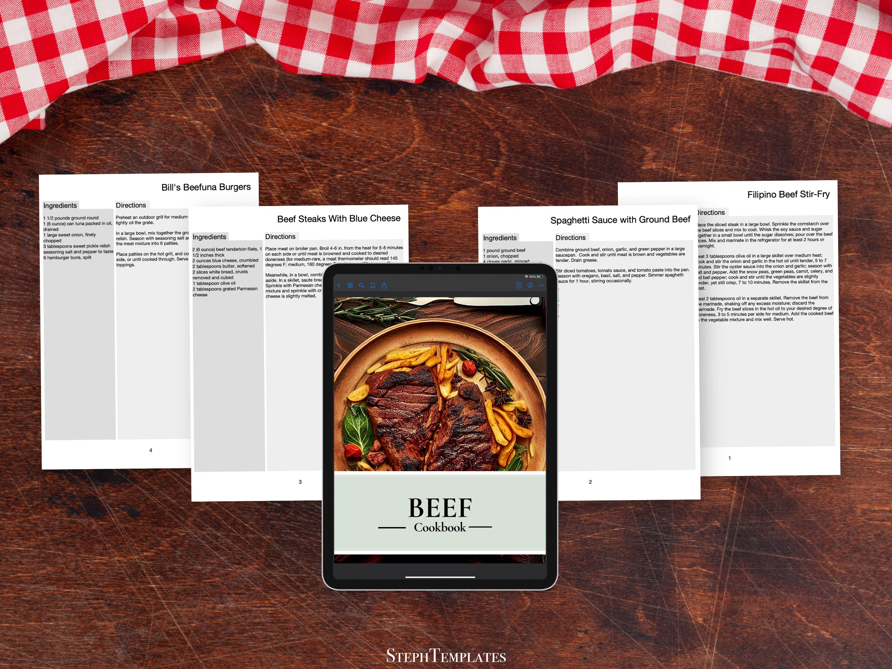 MRR PLR Cookbook Recipes, Plr Digital Products, Digital Cookbook PLR ...