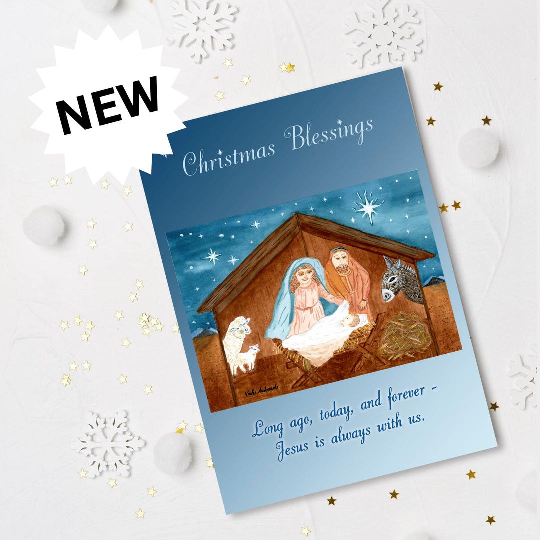 Boxed Christmas Cards Nativity Scene Christmas Card, Christmas ...