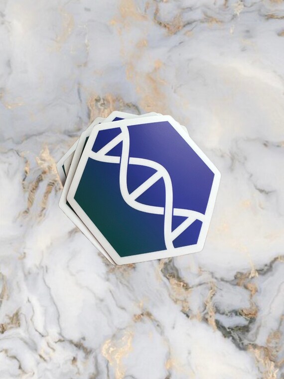 Sticker Double Helix Logo Only Matte Sticker - Etsy