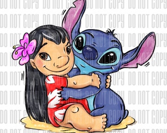 Lilo and Stitch Transfer | Etsy