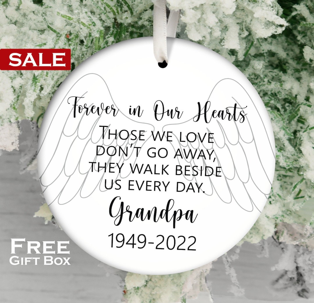 Forever in Our Hearts Wings Ornament - in Memory Ornament - Forever ...