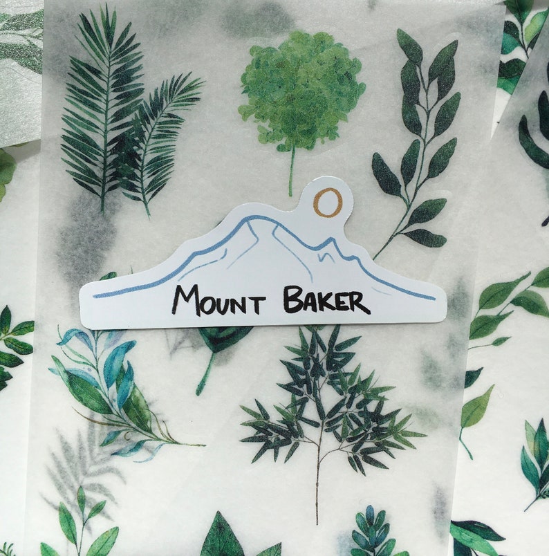 Mount Baker Sticker - Etsy