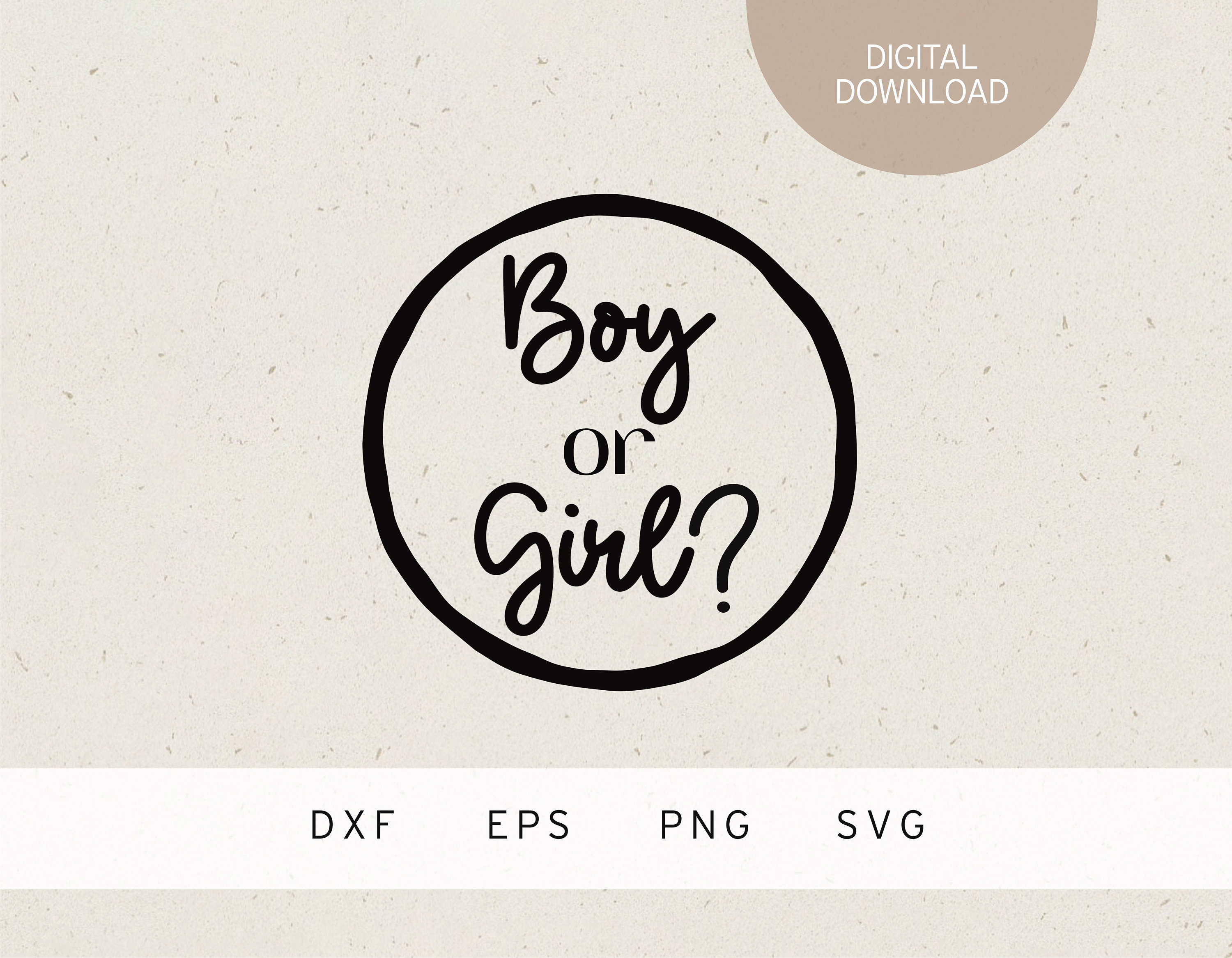 Plotterdatei Boy or Girl SVG DXF PNG Eps Geburt - Etsy Österreich
