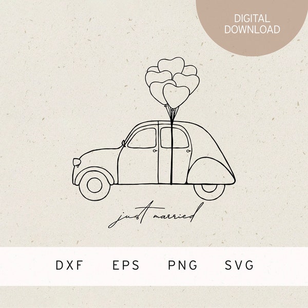 Plotter file coppia di sposi svg - Etsy Italia