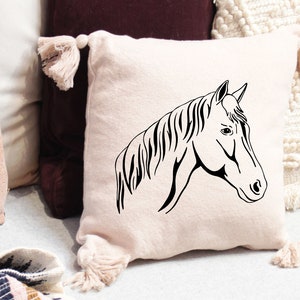 Plotterdatei | Pferdekopf | SVG | DXF | PNG | Eps | Silhouette | Pferd | Pferdemädchen ...