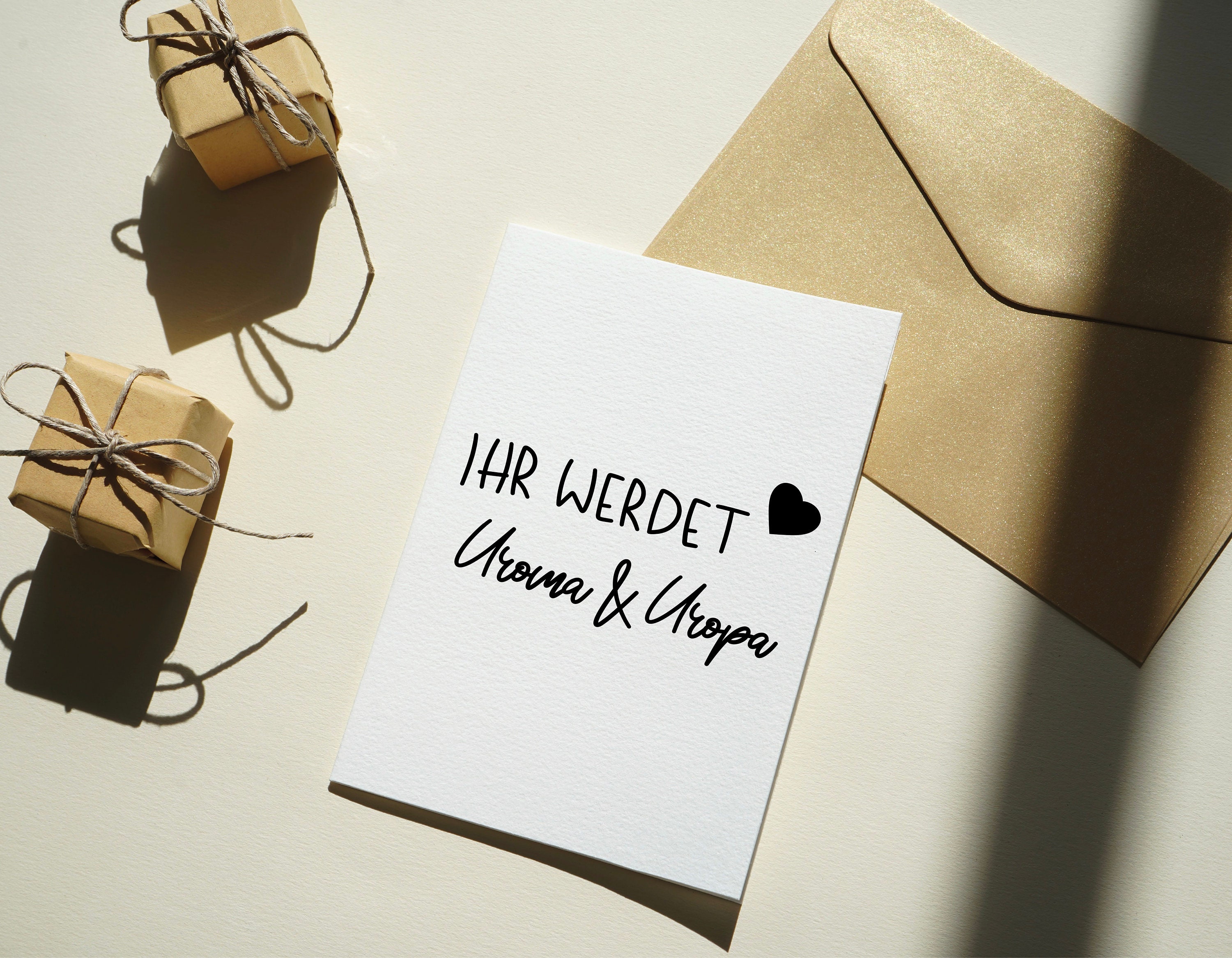 Plotterdatei ihr werdet Uroma und Uropa SVG DXF PNG - Etsy.de