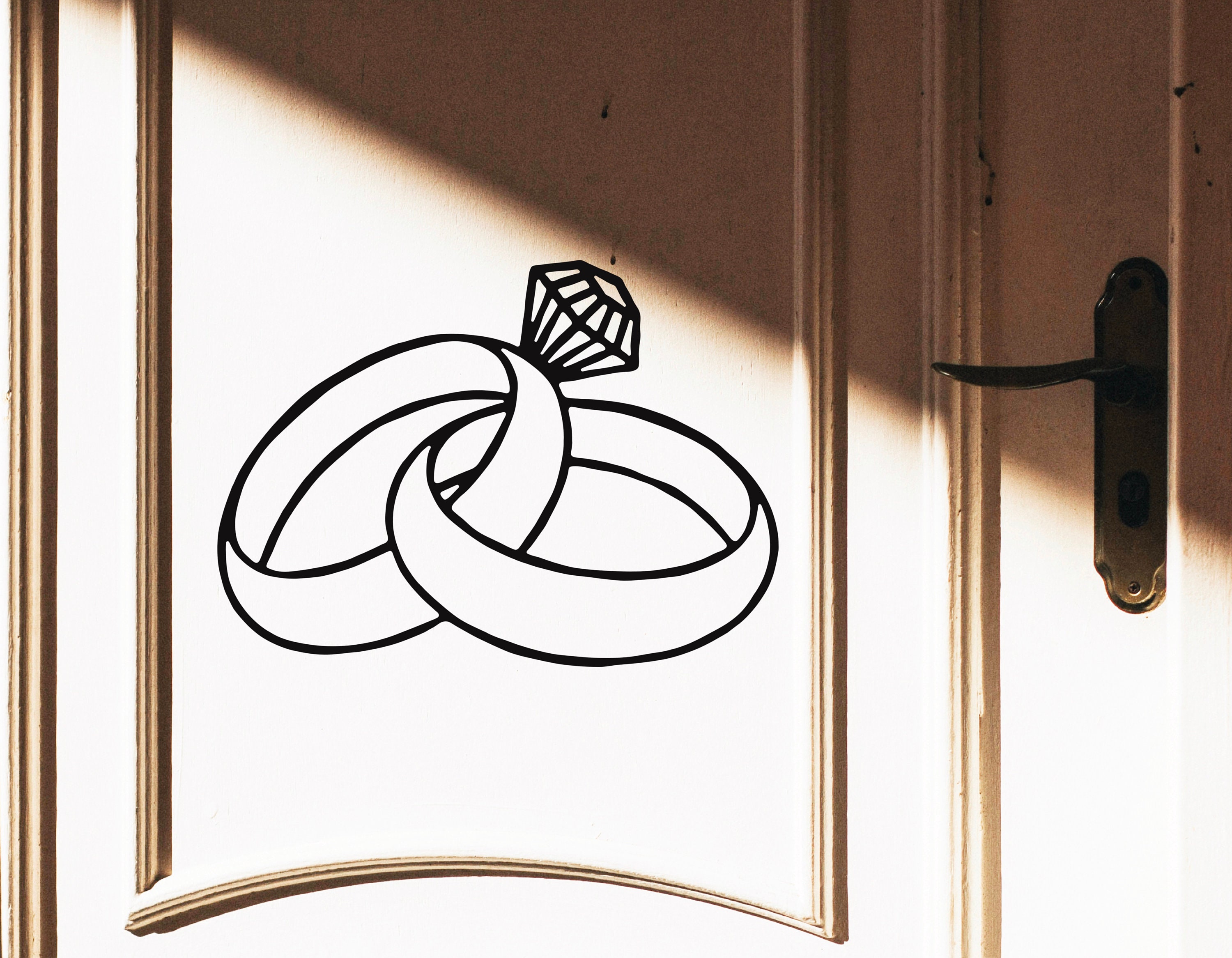 Plotter File Wedding Rings SVG DXF PNG Eps Saying - Etsy Canada