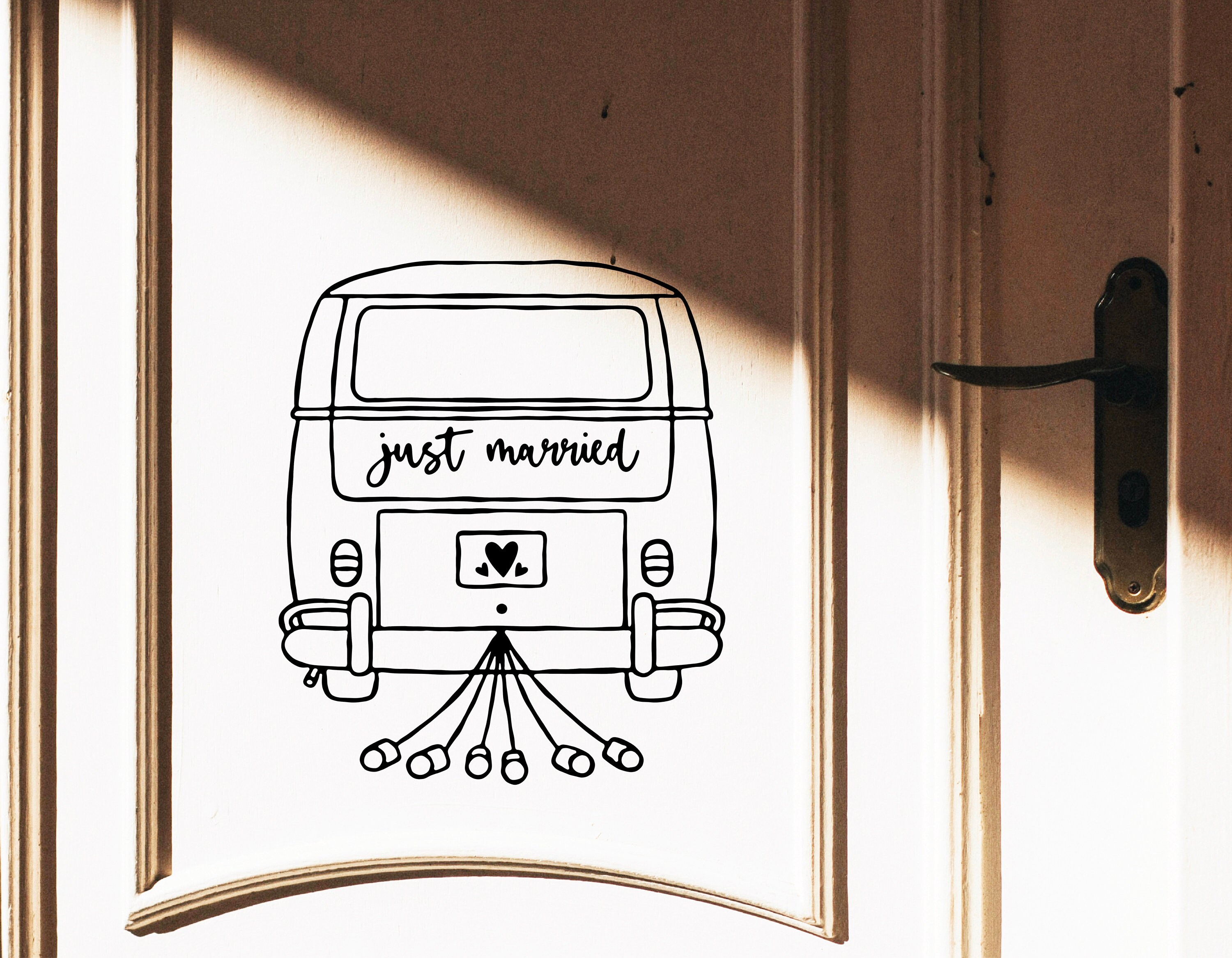 Plotter File Bulli Just Married SVG DXF PNG Eps - Etsy UK