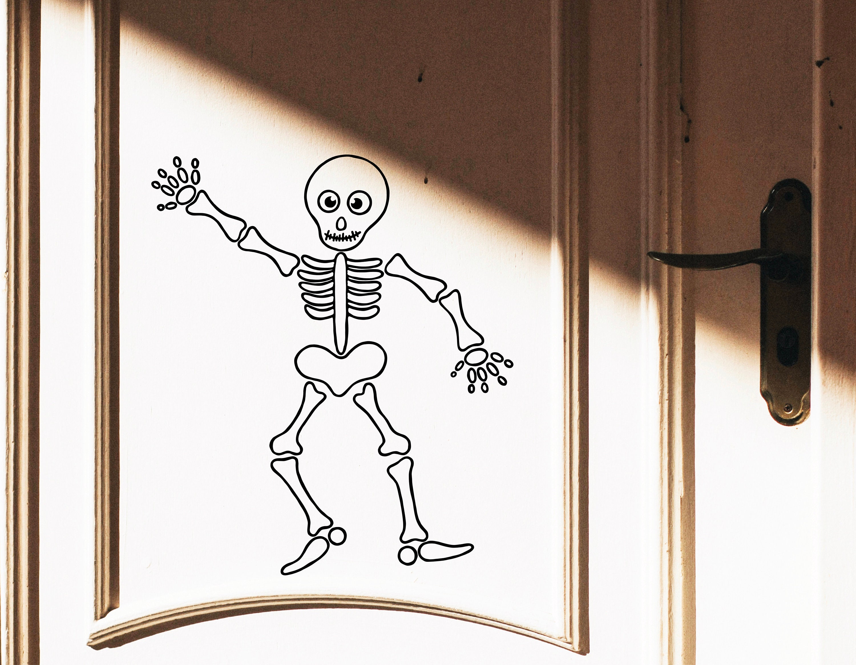 Plotter File Skeleton SVG DXF PNG Eps Halloween - Etsy