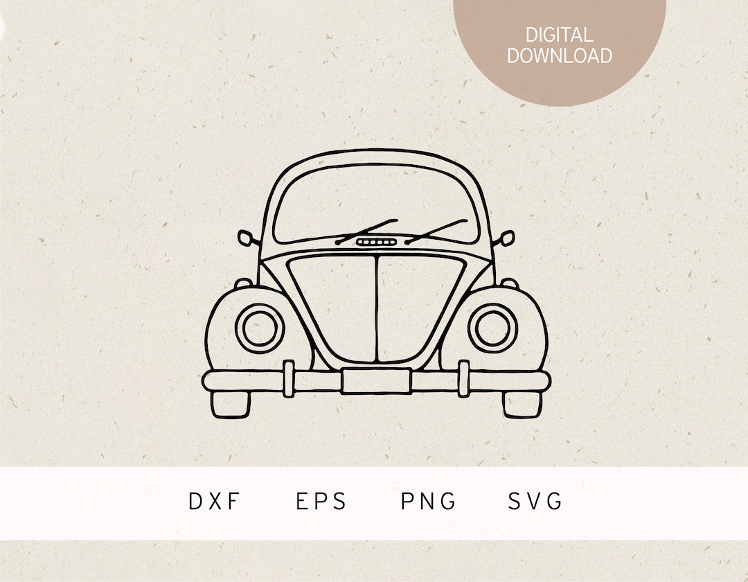 Plotter File | Car | VW Käfer | SVG | DXF | Png | Eps | Vehicle ...
