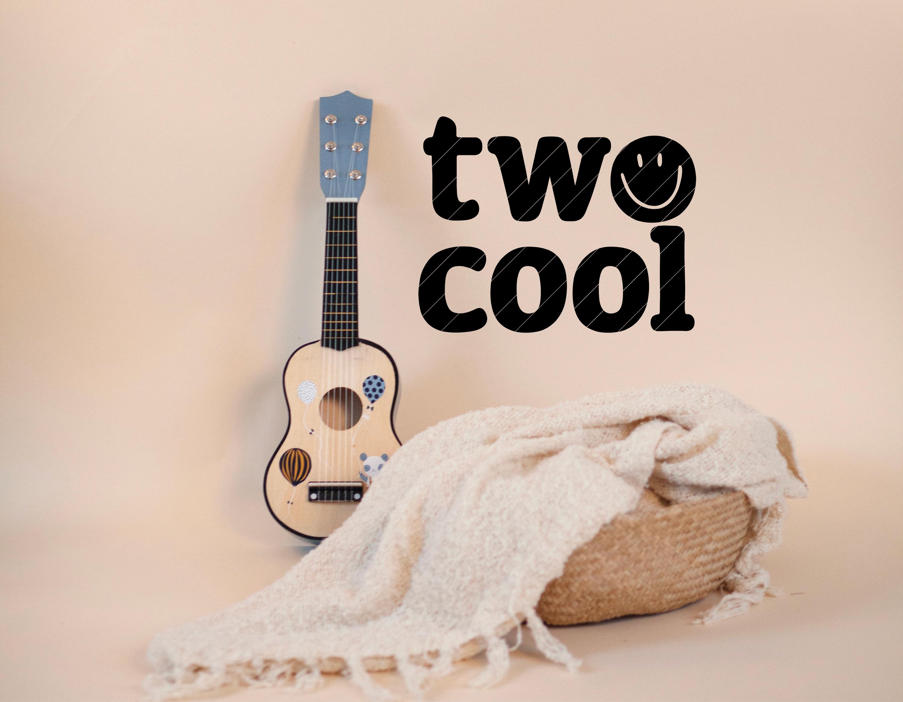 Plotter File | Two Cool | SVG | DXF | PNG | Eps | 2nd Birthday | 2 ...