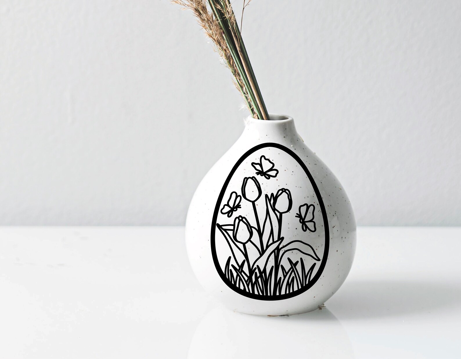 Plotter File Easter Egg SVG DXF PNG Eps Hello - Etsy