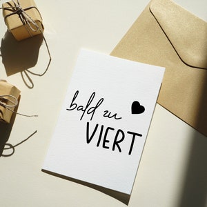 Plotter File | Bald Zu Viert | SVG | DXF | PNG | Eps | Pregnancy ...