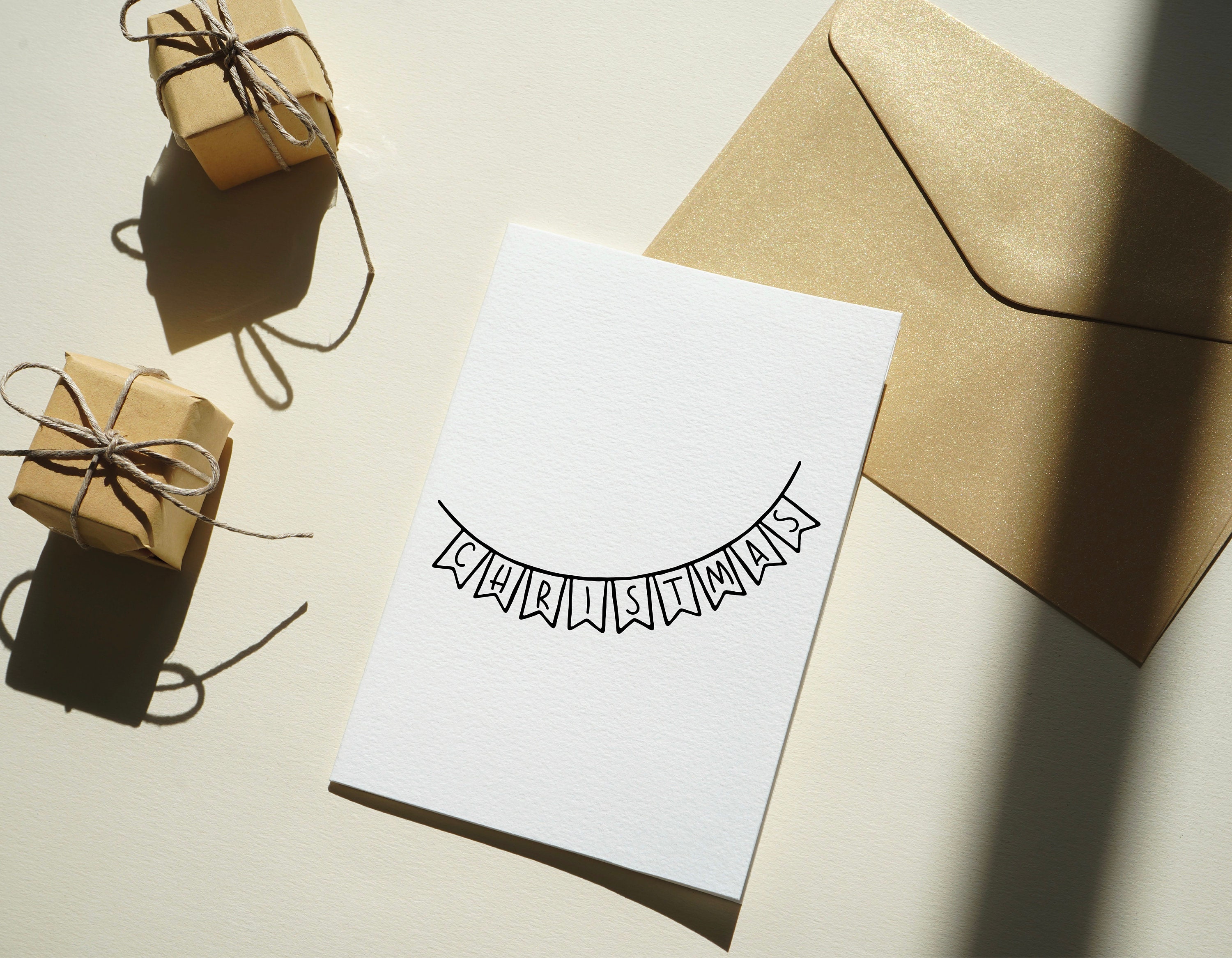 Plotter File Christmas Pennant Chain SVG DXF PNG - Etsy