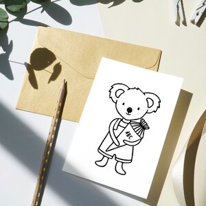 Plotterdatei | Koala mit Schultüte | SVG | DXF | PNG | Eps | Abc | Schulkind | Einschulung ...