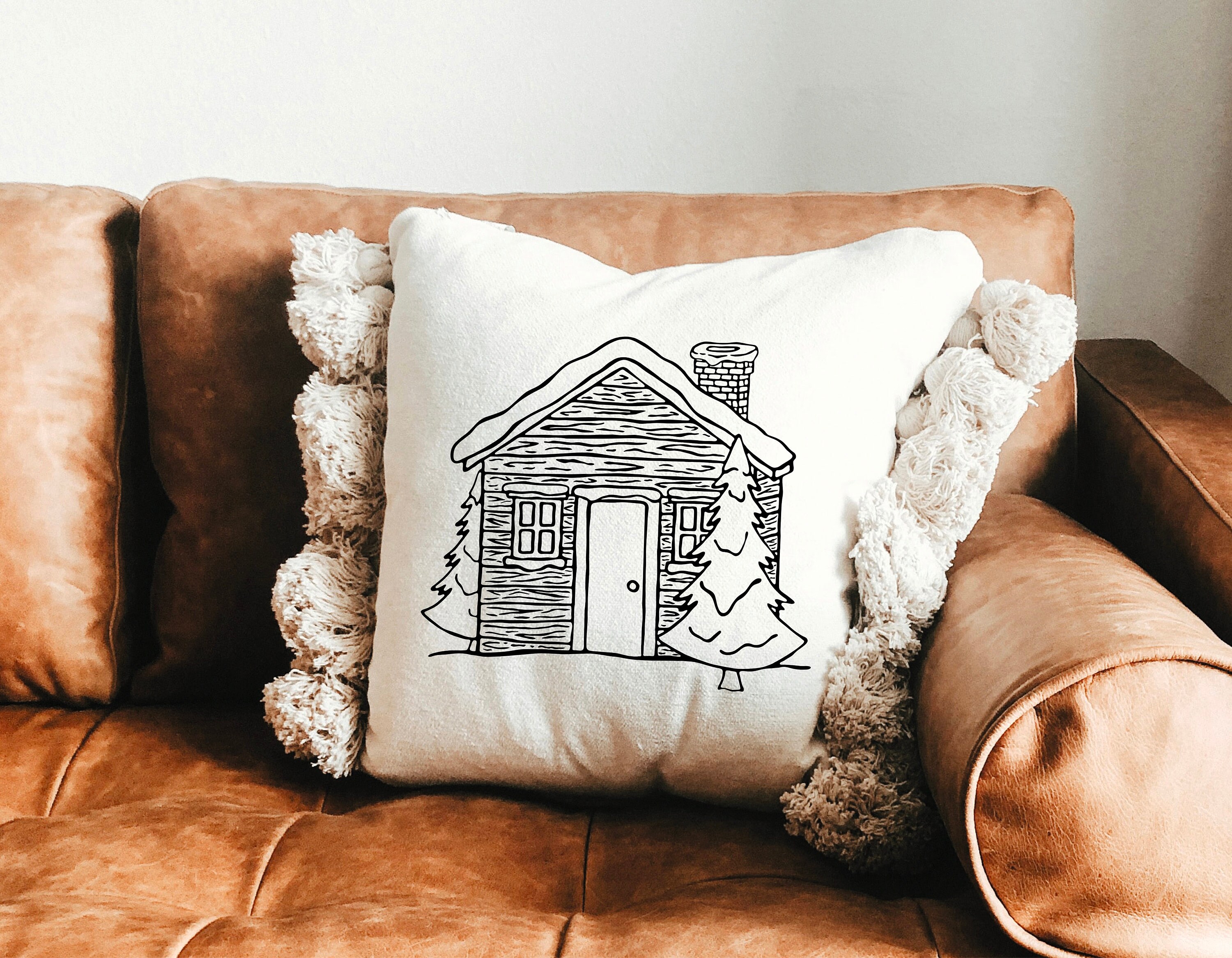 Plotter File Forest House Fir Trees SVG DXF PNG Ai - Etsy