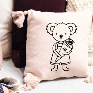 Plotterdatei | Koala mit Schultüte | SVG | DXF | PNG | Eps | Abc | Schulkind | Einschulung ...