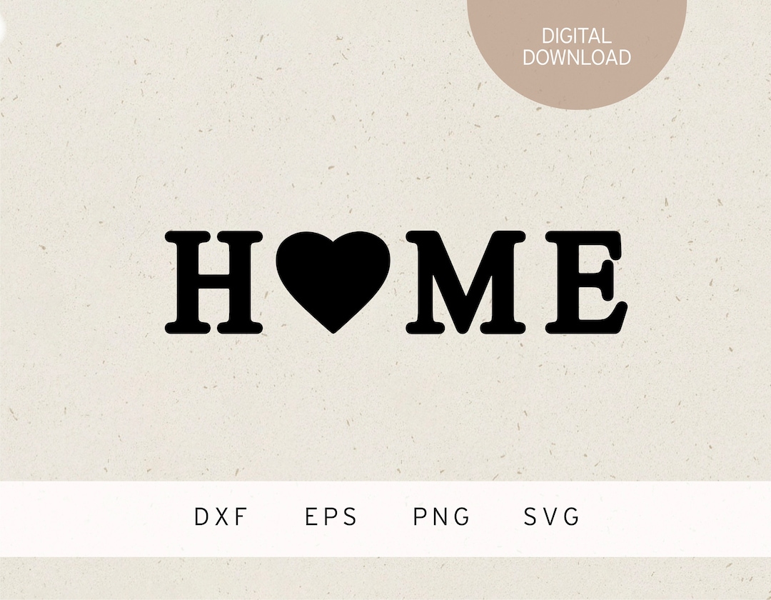 Plotter File | Home | Heart | SVG | DXF | PNG | Eps | House | Apartment ...