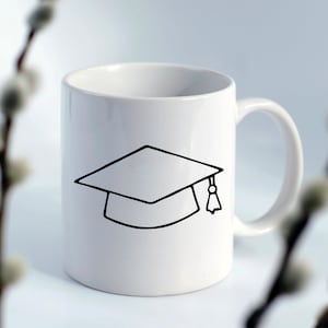 Plotter File | Graduation Cap | SVG | DXF | PNG | Eps | University ...