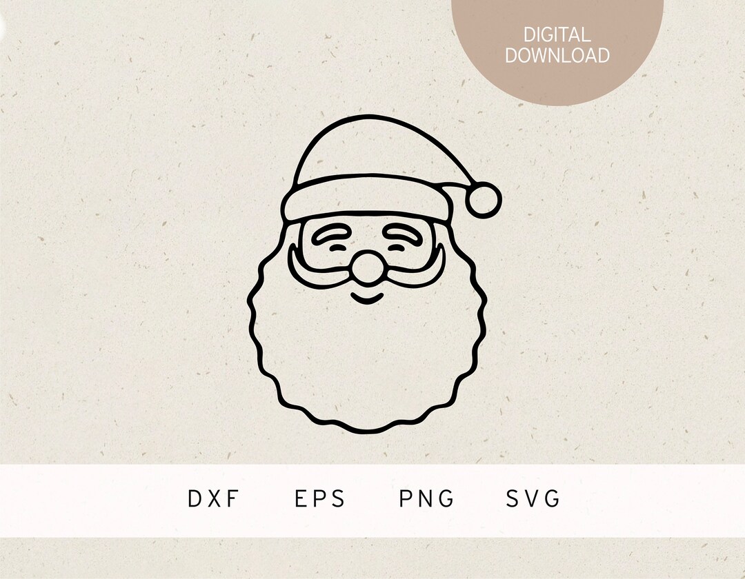 Plotterdatei | Weihnachtsmann | SVG | DXF | PNG | Eps | Nikolaus | Tannenbaum | Schnee | Winter ...