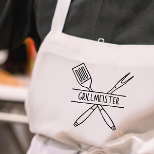 Plotterdatei | Grillmeister | SVG | DXF | PNG | Eps | Grillbesteck | Grillen | bbq | Grill Fan ...