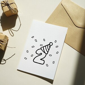 Plotter File | 2 | Party Hat | SVG | DXF | PNG | Eps | Birthday | 2nd ...