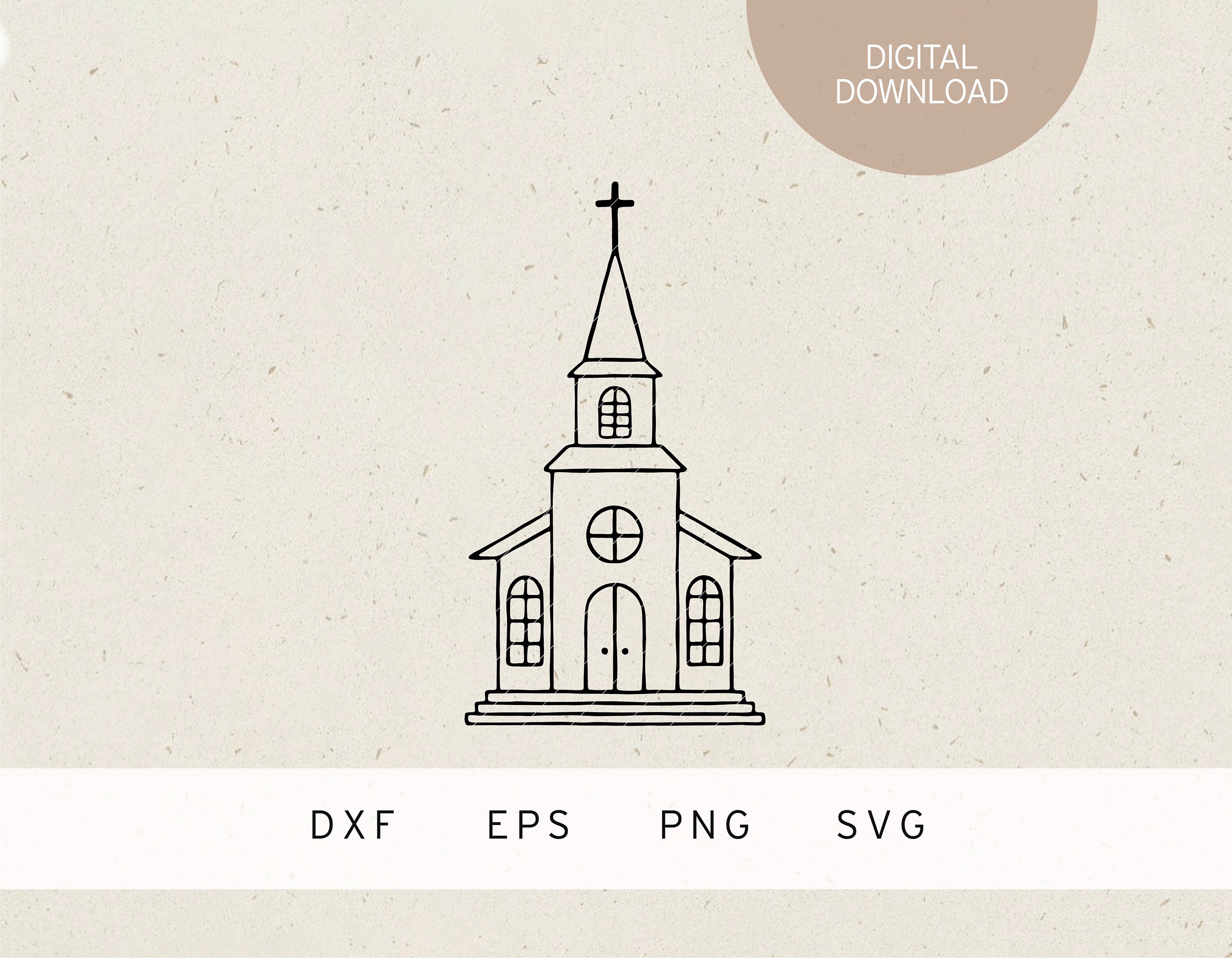 Plotterdatei | Kirche | SVG | DXF | PNG | Eps | Religion | Christentum ...