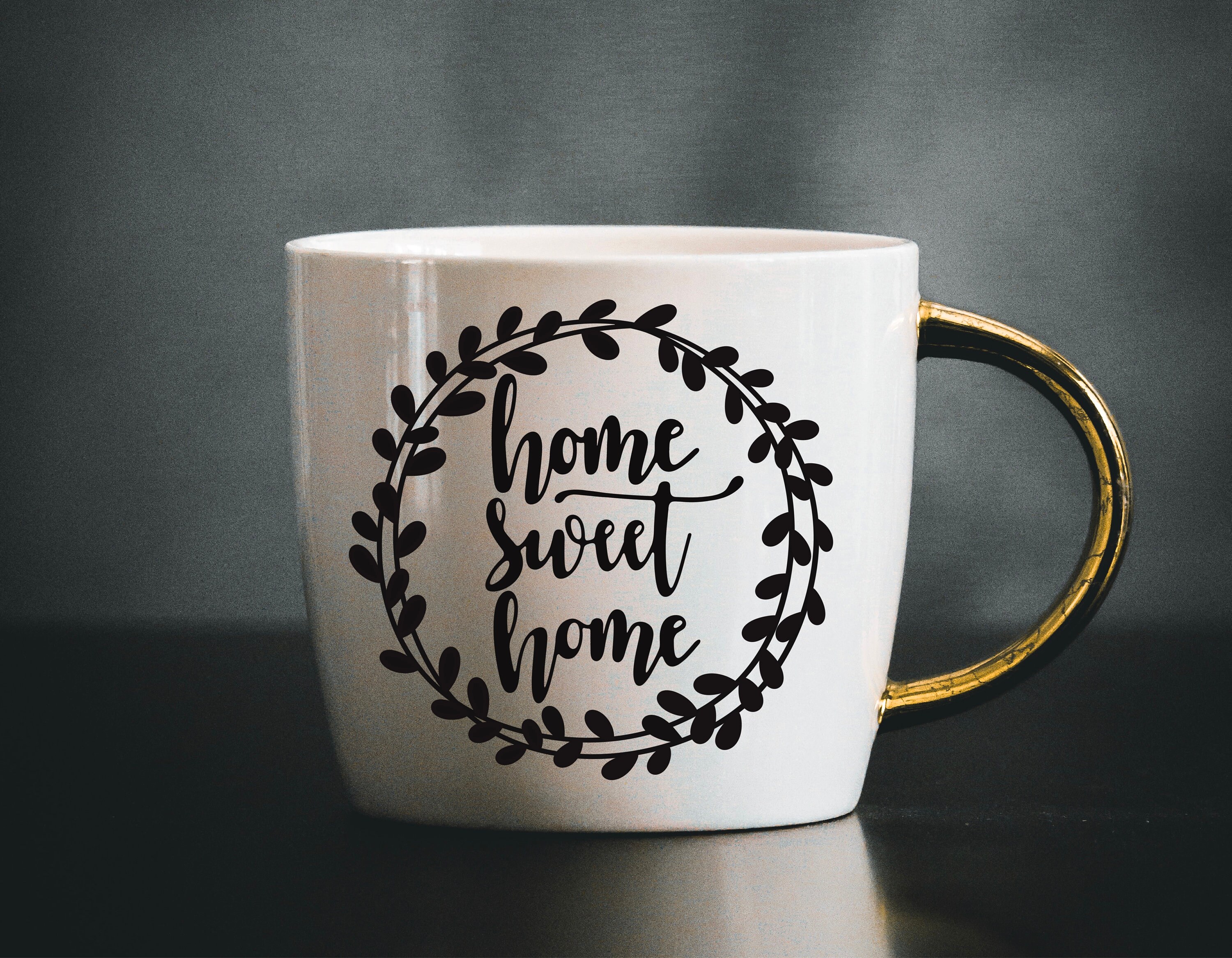Plotter File | Home Sweet Home | SVG | DXF | PNG | Eps | Wall ...