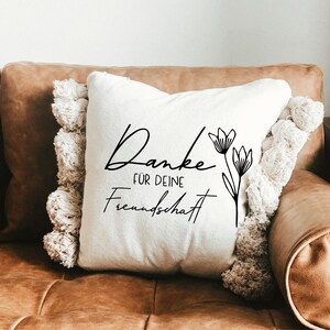 Plotter File | Danke Für Deine Freundschaft | Floral | SVG | DXF | PNG | Eps | Plants | Flowers ...