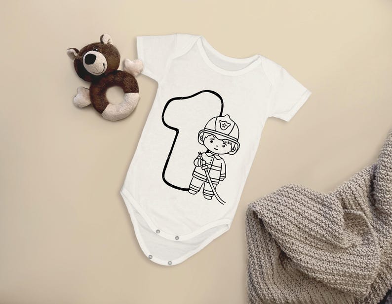 Plotter File | 1 | Firefighter Boy | SVG | DXF | PNG | Eps ...