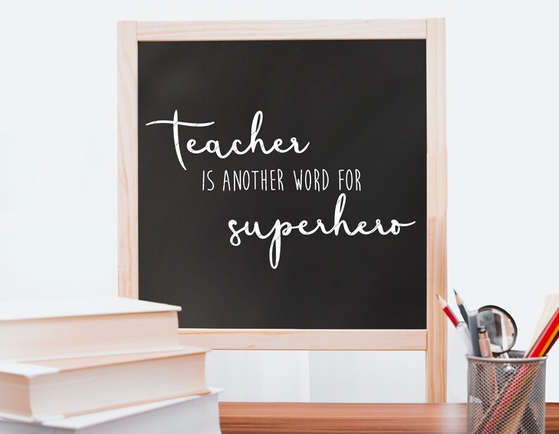 Plotterdatei | teacher superhero | SVG | DXF | PNG | Eps | bester ...